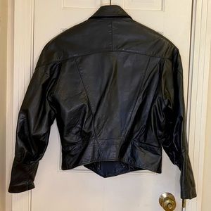 Reed Sportswear | Jackets & Coats | Vintage Black Leather Jacket By ...